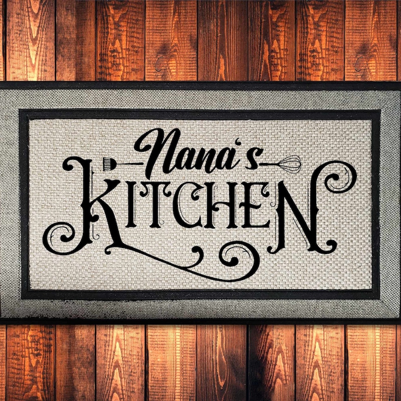 Custom Kitchen Mat - Etsy