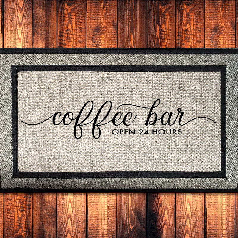 Coffee Bar Mat - Etsy