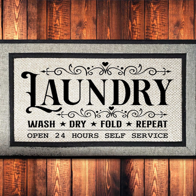 Laundry Room Mat - Etsy