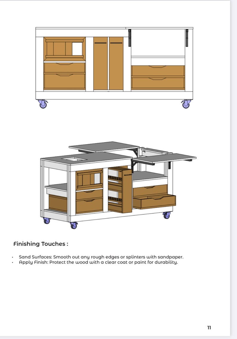 DIY Table Saw Cart Plan With Router Station – Woodworking Plans for ...