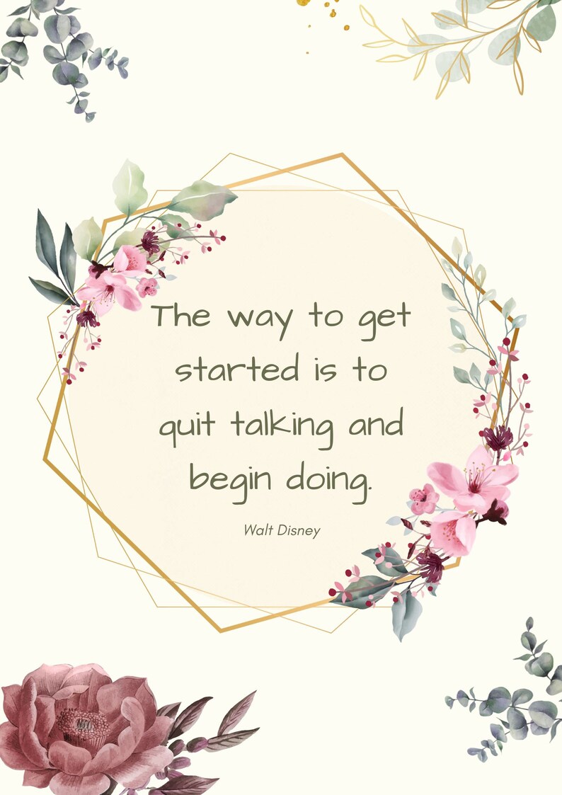 50 Days of Motivational Quotes - Wallpaper, Printable, Cards - Etsy