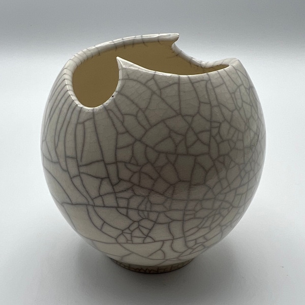 Raku Pottery Planter - Etsy