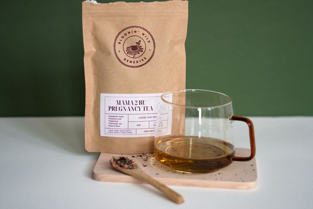 Mama 2 Be Pregnancy Herbal Tea, Maternity Tea, Nutritive Tea for ...