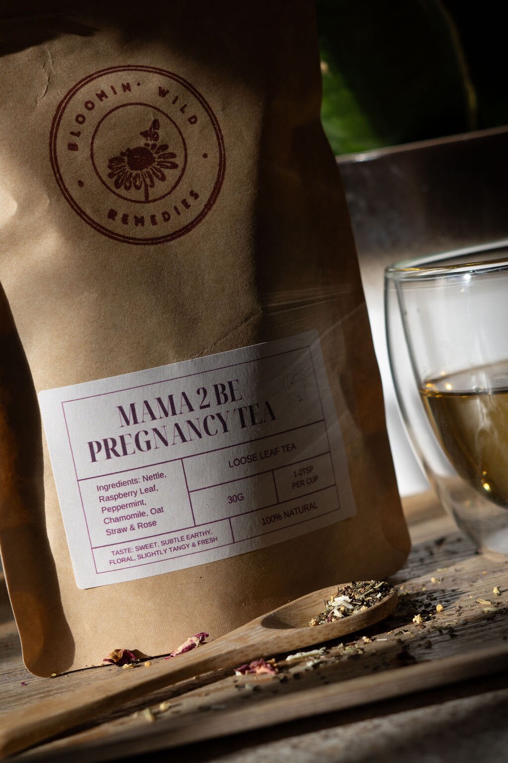 Mama 2 Be Pregnancy Herbal Tea, Maternity Tea, Nutritive Tea for ...