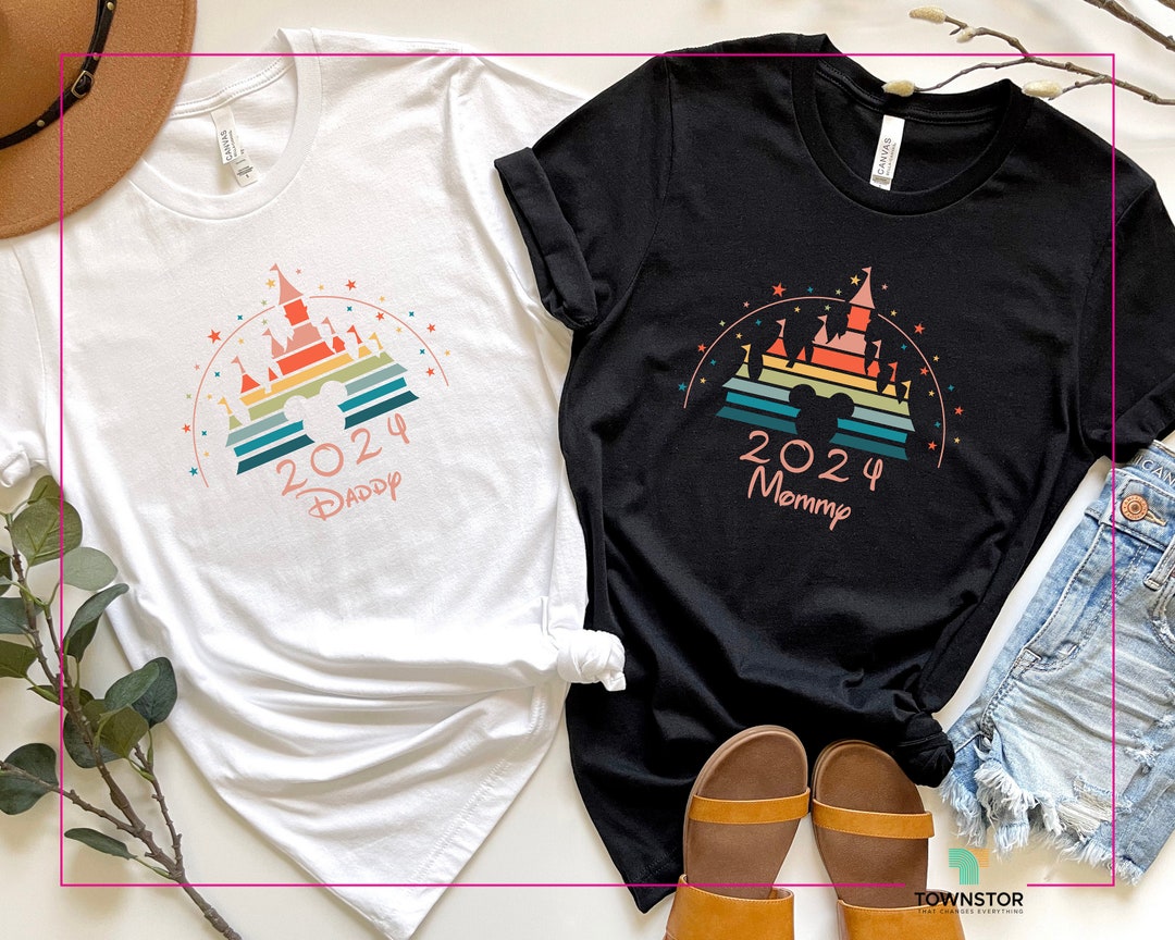 2024 Disney Family Vacation Shirts, Disney Castle 2024 Shirts, Custom ...