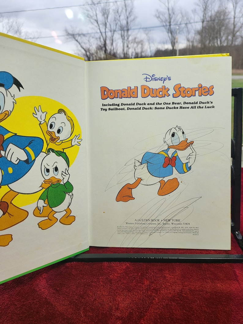 Disney's Donald Duck Stories, a Large Golden Book 1992 Second Edition ...