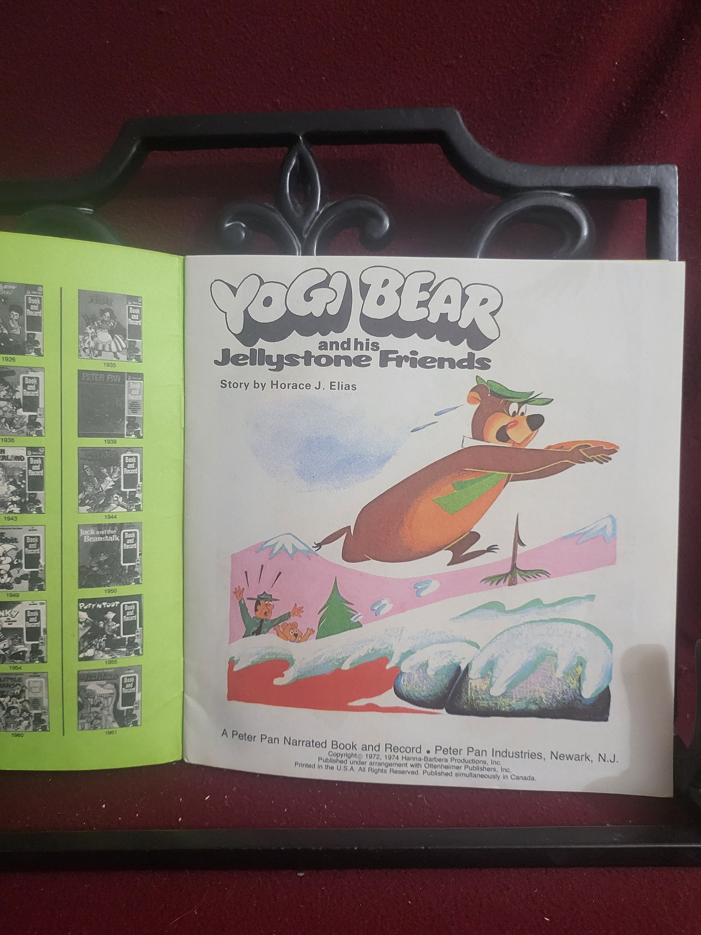 It's Fun to Read as You Hear Yogi Bear and His Jellystone Friends, A ...