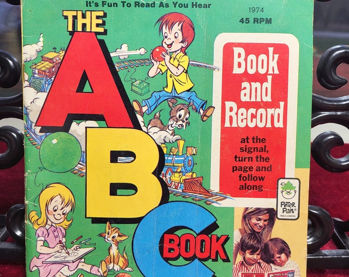 The ABC Book, a 1974 Peter Pan Industries Book and Record - Etsy