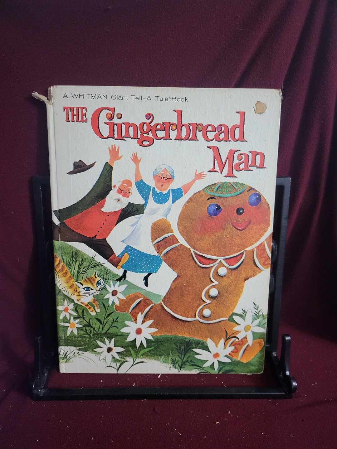 The Gingerbread Man A Whitman Giant Tell-a-tale Book 1963 - Etsy