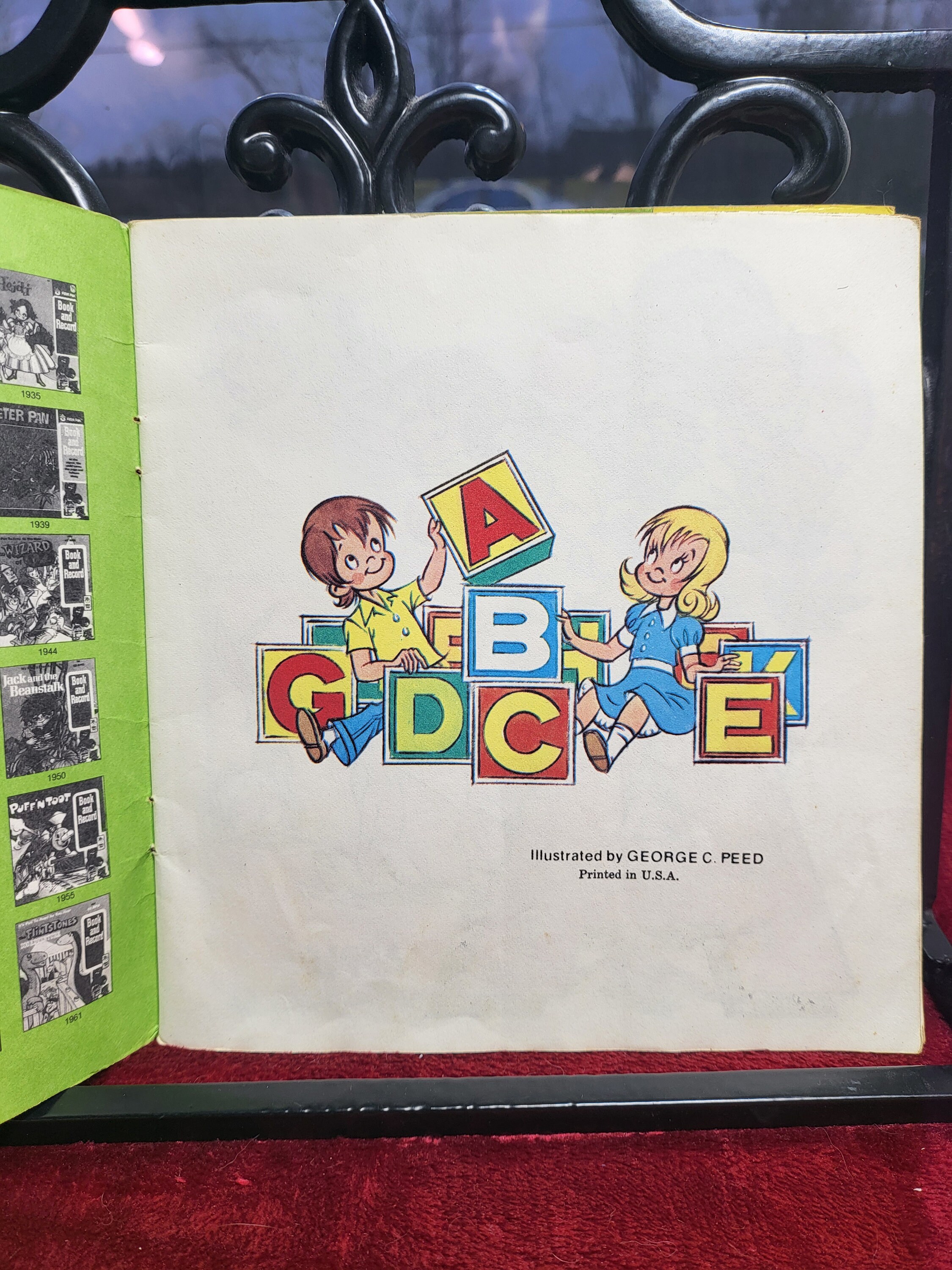 The ABC Book, a 1974 Peter Pan Industries Book and Record - Etsy