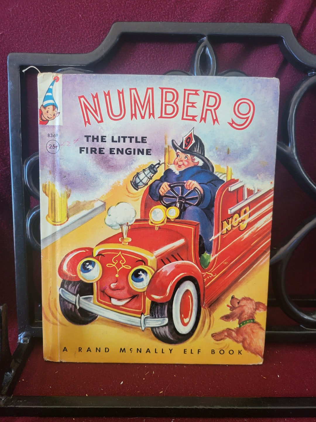 Number 9 the Little Fire Engine, A Rand Mcnally Elf Book 1950 - Etsy