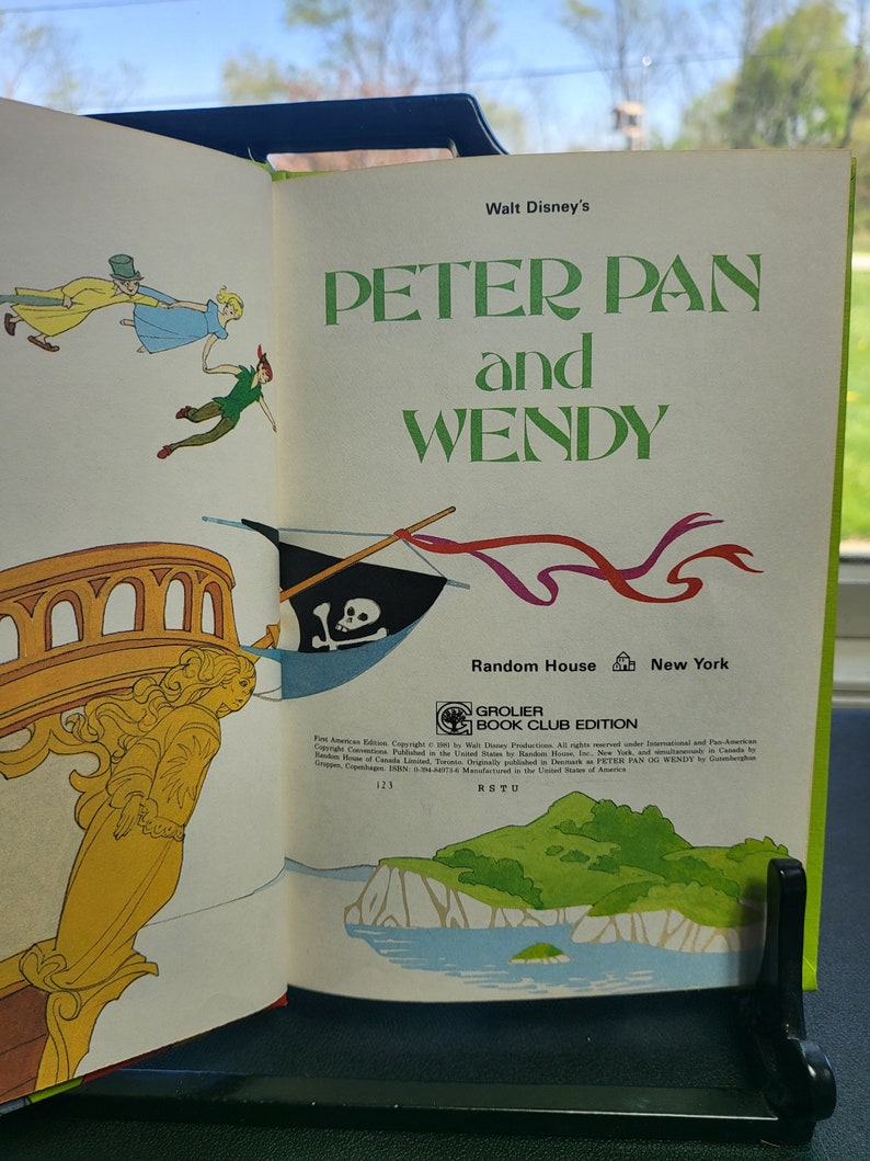 Peter Pan and Wendy, Disney's Wonderful World of Reading 1981 Hardcover ...