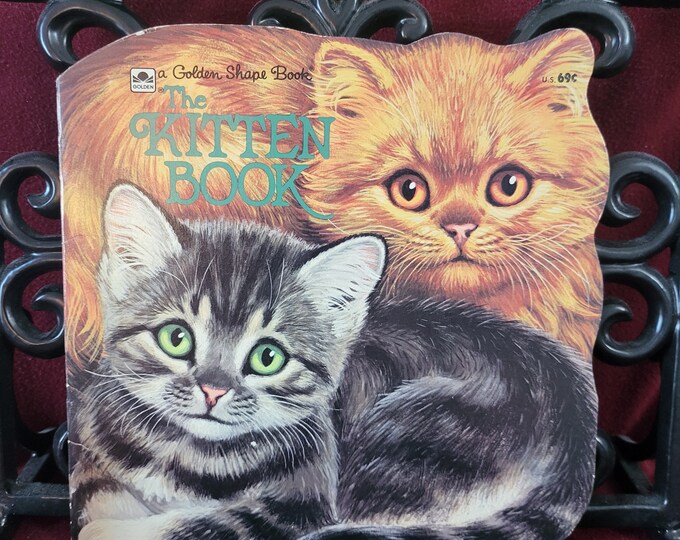 The Kitten Book, a Golden Shape Book 1968 First Edition - Etsy