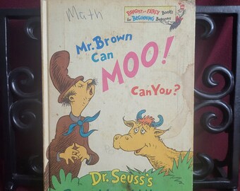 Mr. Brown Can Moo Can You by Dr. Seuss 1st Edition, 1970 - Etsy