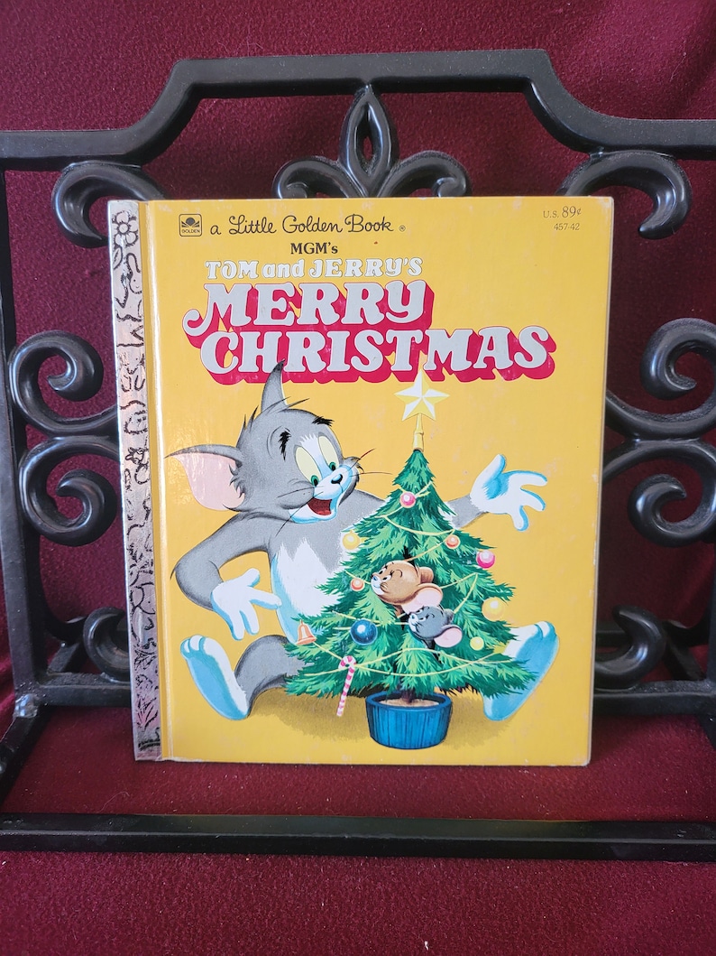 Tom and Jerry's Merry Christmas, a Little Golden Book 1954 First ...