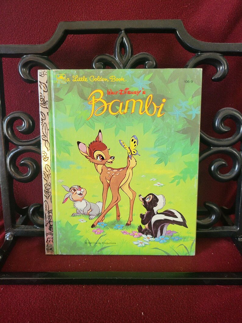 Walt Disney's Bambi, a Little Golden Book 1984 First Edition - Etsy ...