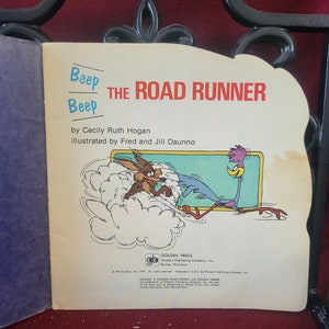 Beep Beep the Road Runner, A Golden Shape Book 1977 First Edition - Etsy