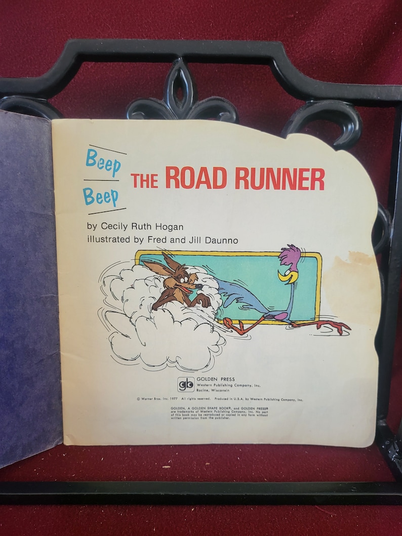 Beep Beep the Road Runner, A Golden Shape Book 1977 First Edition - Etsy