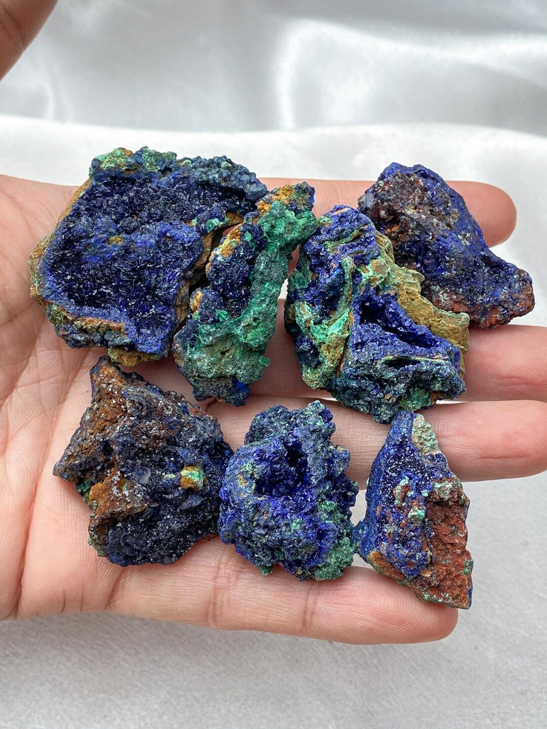 Natural Azurite Raw Stone Rough , Azurite Healing Crystal , Azurite ...