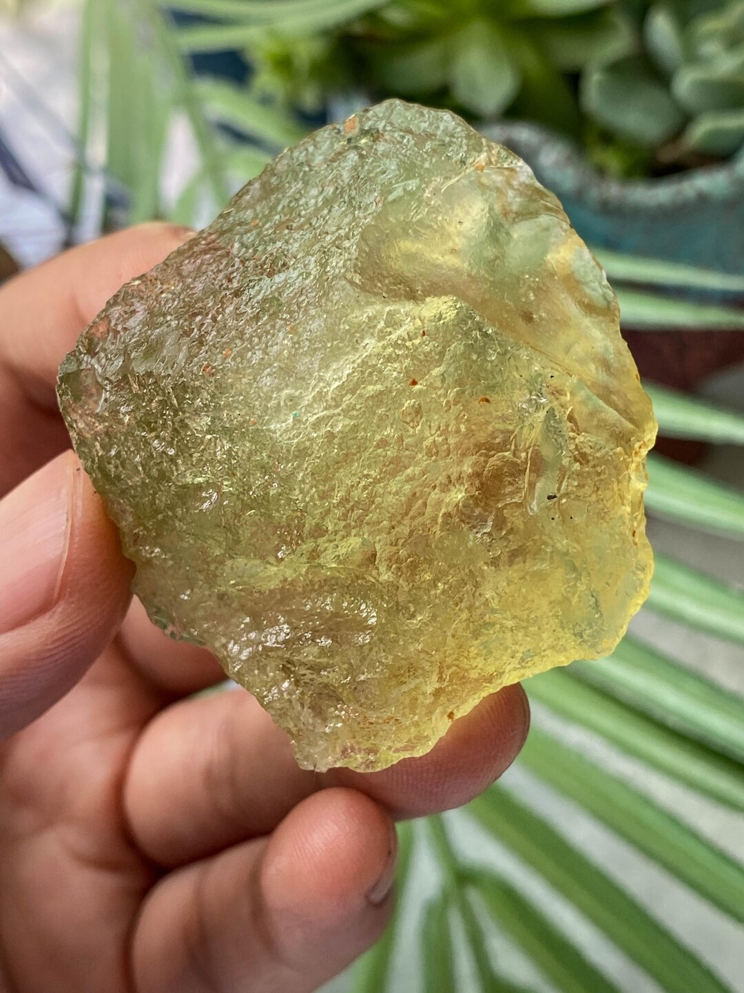 Rare Libyan Desert Glass Meteorite , Golden Sahara Tektite, Authentic ...