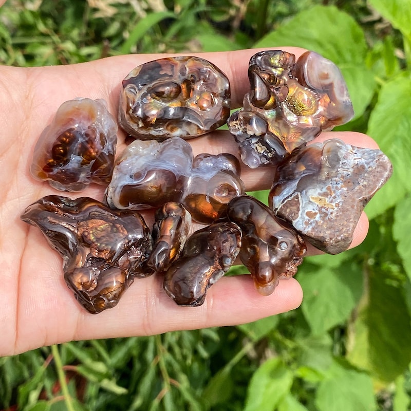 Mexican Fire Agate - Etsy