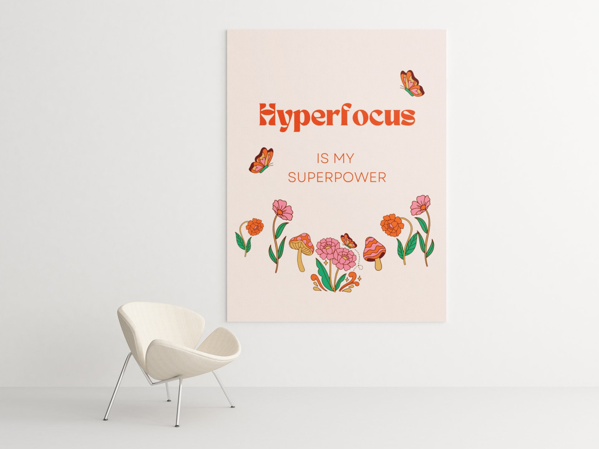 Relatable Art, ADHD Poster, Printable Wall Art, ADHD Print, Mental ...