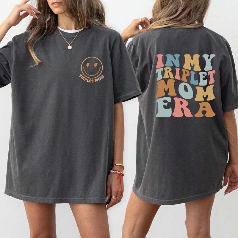 Triplet Mom Shirt - Etsy