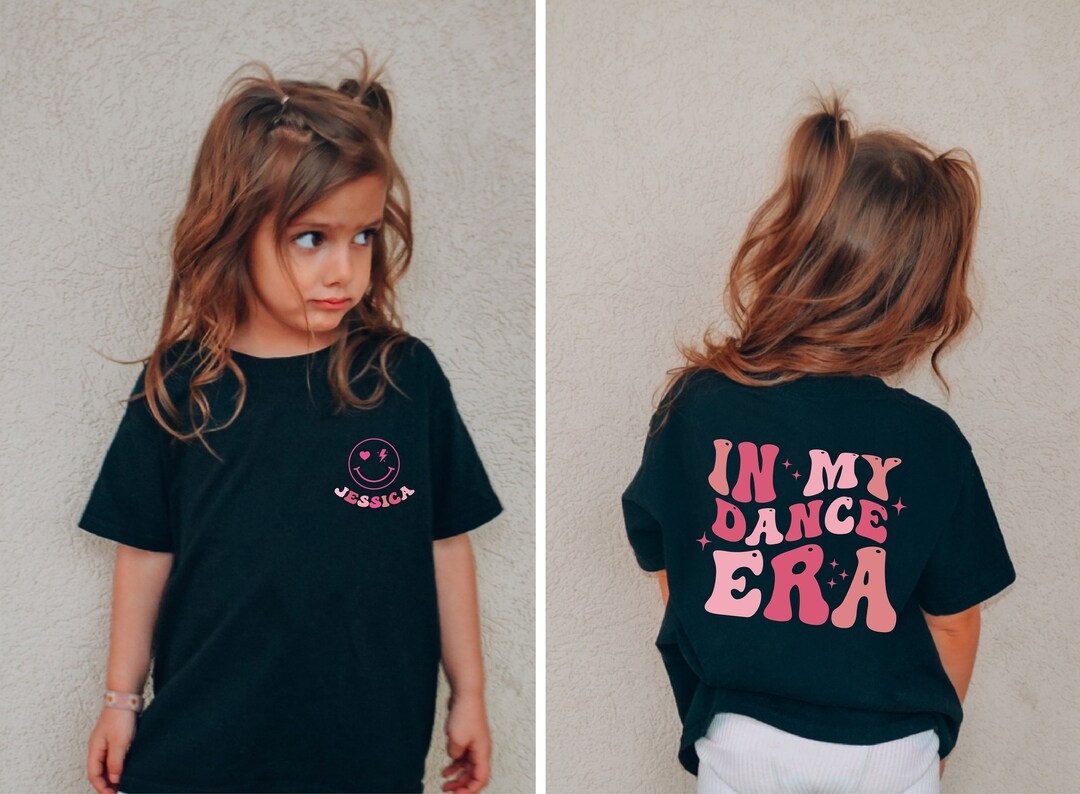 In My Dance Era Shirt, Custom Dance T-shirt, Girls Dance Tee ...