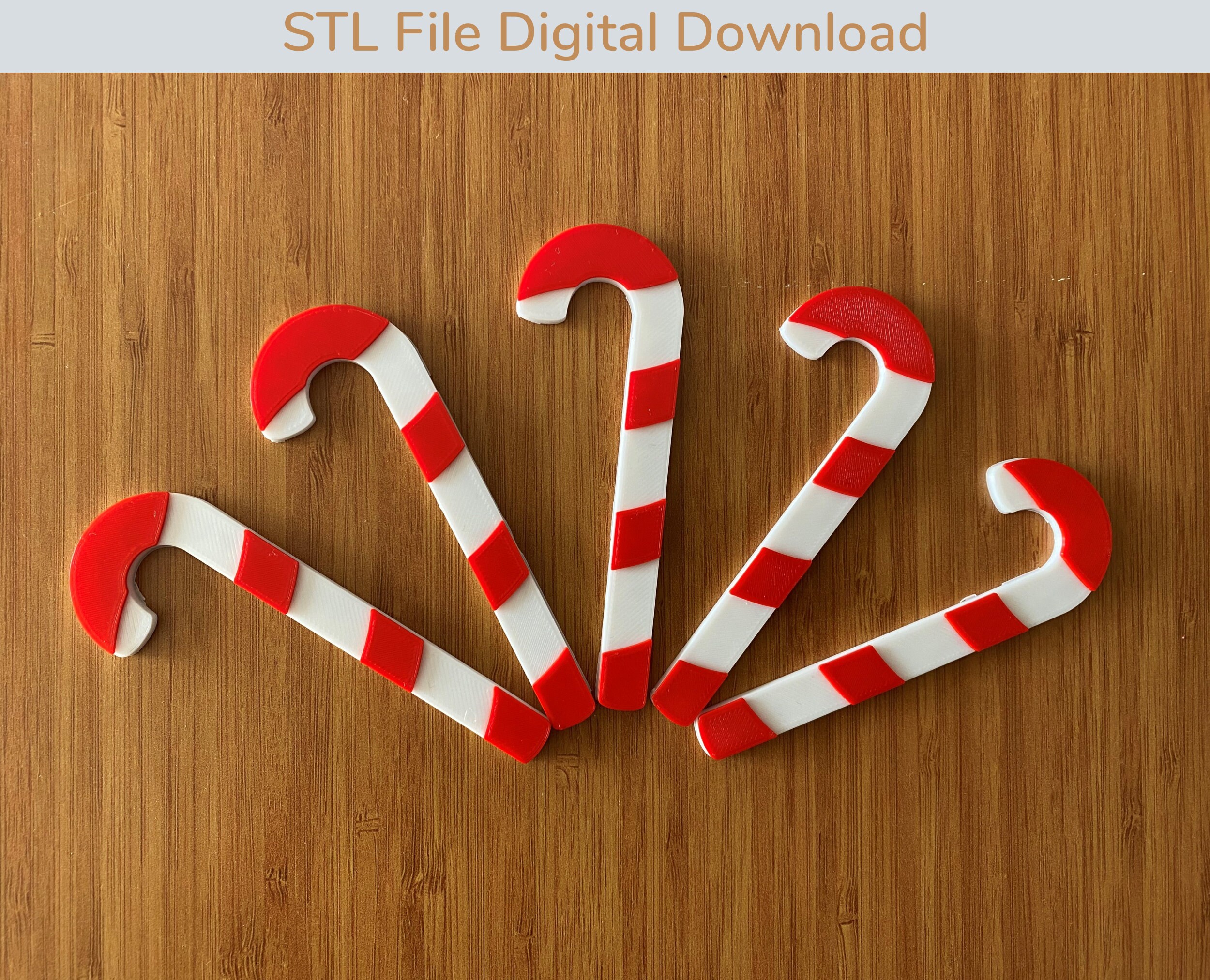 Christmas Candy STL File for 3D Printing Christmas Tree - Etsy