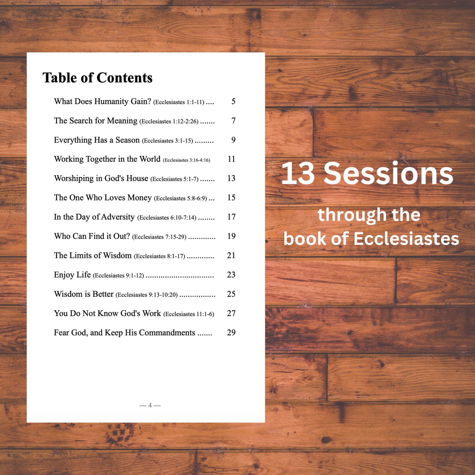 Discovering the Meaning of Life: A Journey Through Ecclesiastes - Etsy
