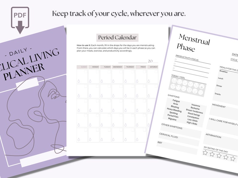 Cyclical Living Planner - Etsy