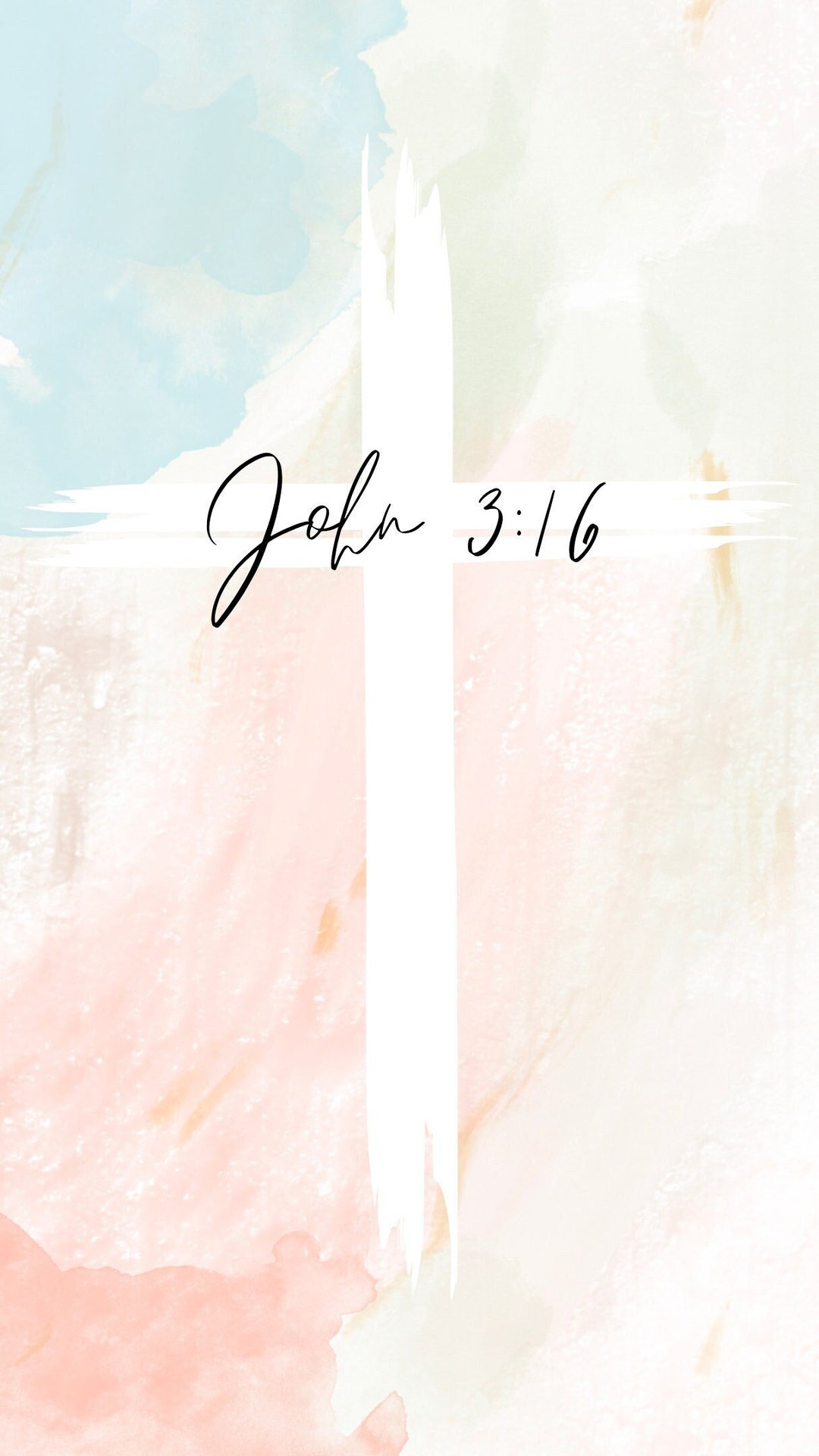 Watercolor Cross Wallpaper - Etsy