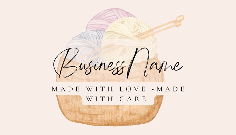 Crochet Business Card Template - Etsy