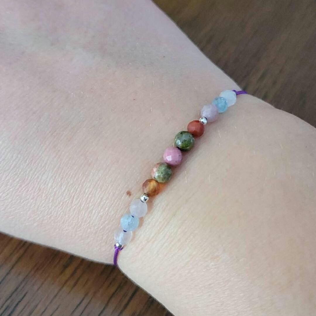 Fertility Bracelet | Dainty Gemstone Bracelet for Infertility | IVF ...