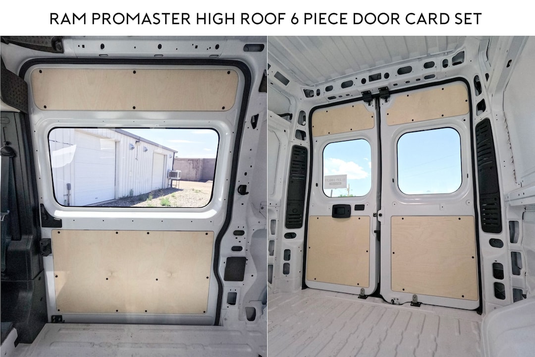 RAM Promaster High Roof Door Panel Set - Etsy