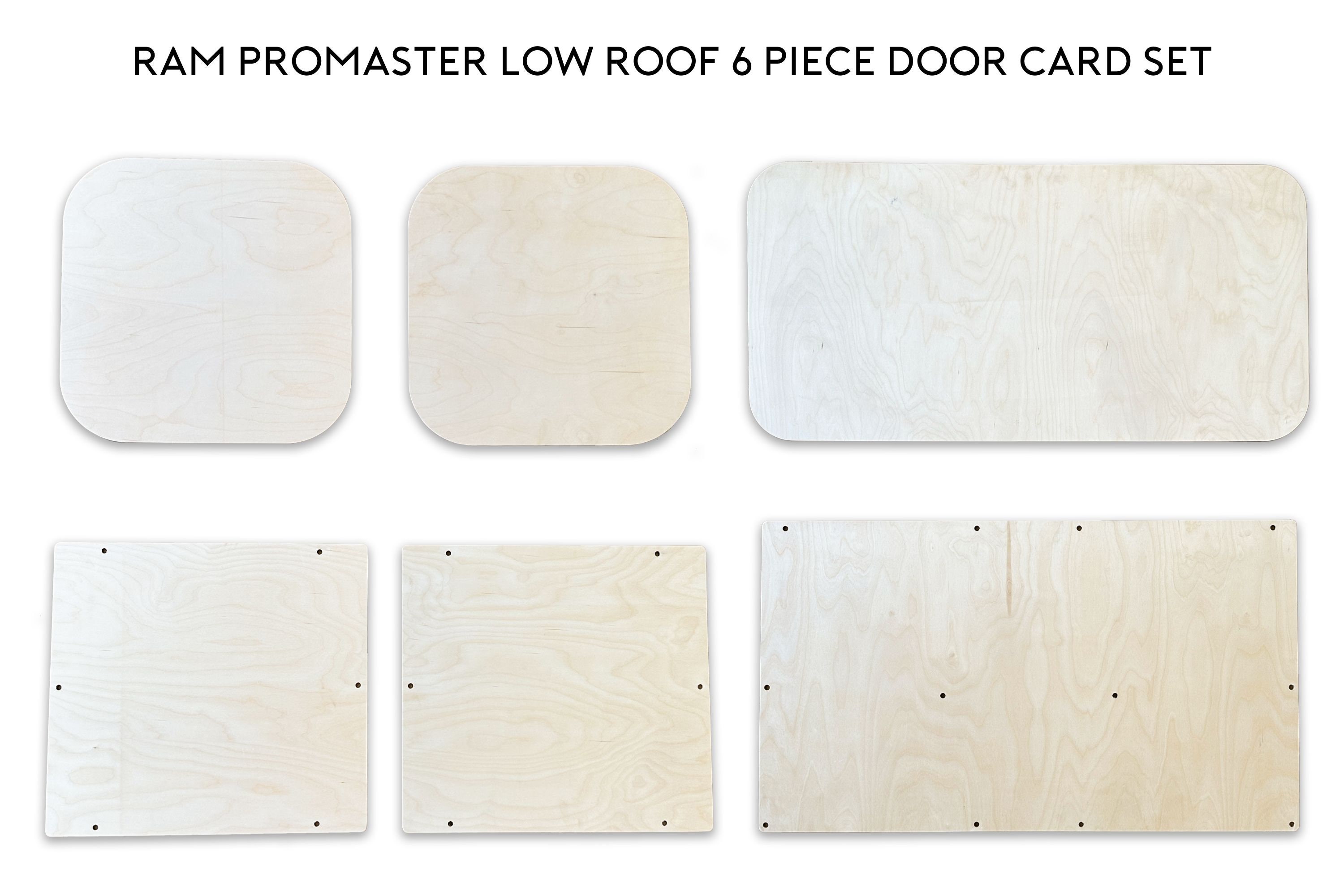 RAM Promaster Low Roof Door Panel Set - Etsy