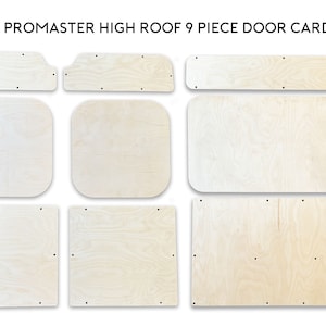 RAM Promaster High Roof Door Panel Set - Etsy