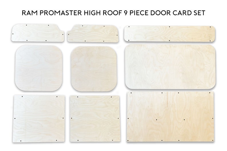 RAM Promaster High Roof Door Panel Set - Etsy