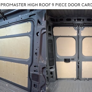 RAM Promaster High Roof Door Panel Set - Etsy