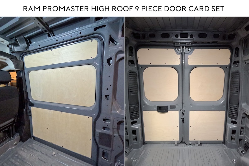 RAM Promaster High Roof Door Panel Set - Etsy