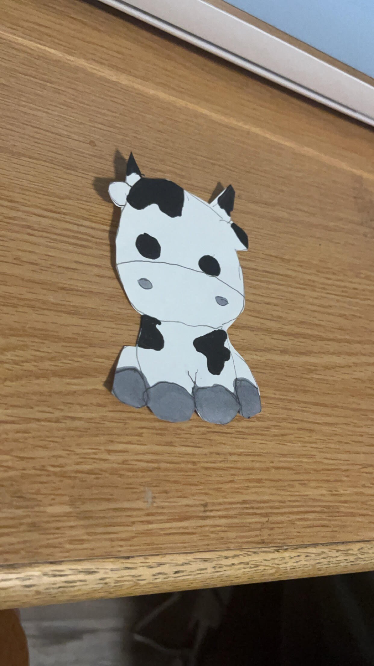 Cow White Black Animal Sticker Vinyl - Etsy