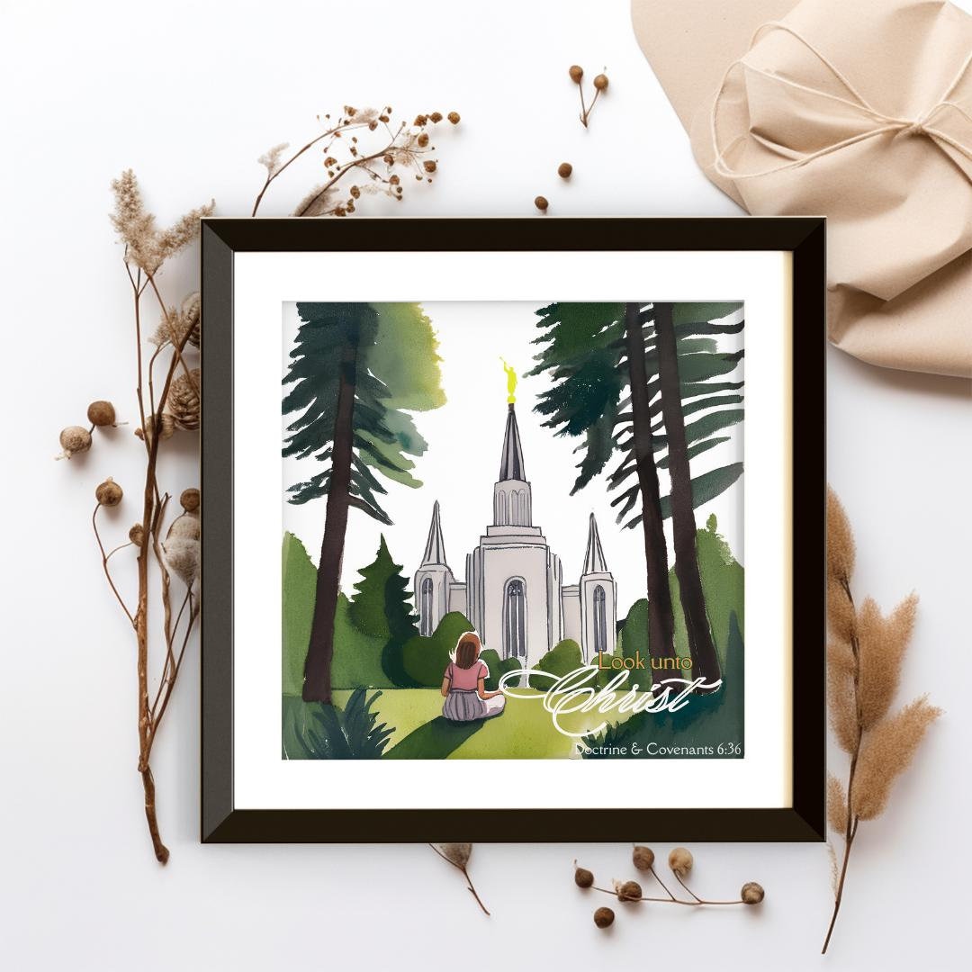 Look Unto Christ, 2025 LDS Youth Theme, Young Women Youth Theme Poster ...