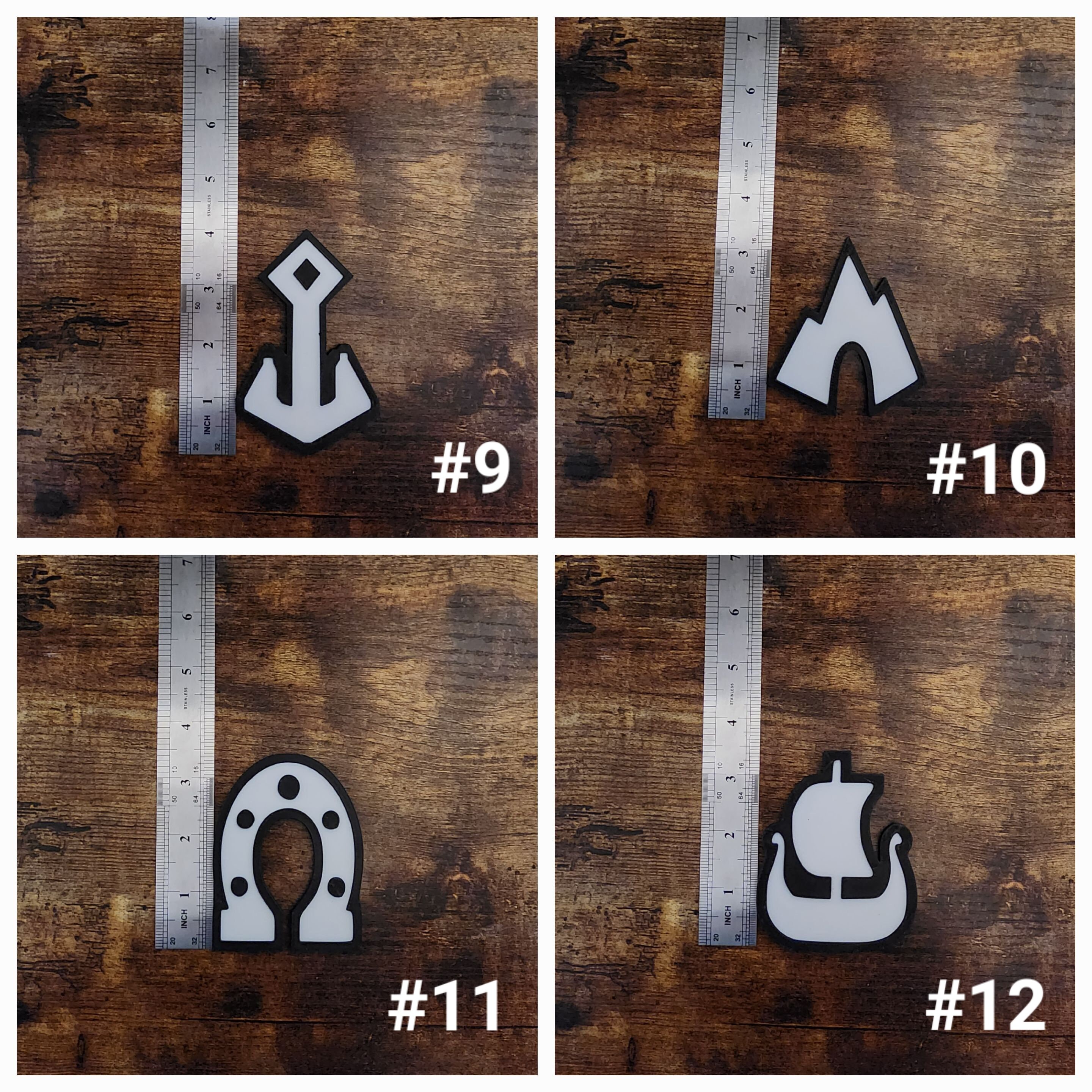 Skyrim Map Marker Magnets / Elder Scrolls / Quest Markers - Etsy