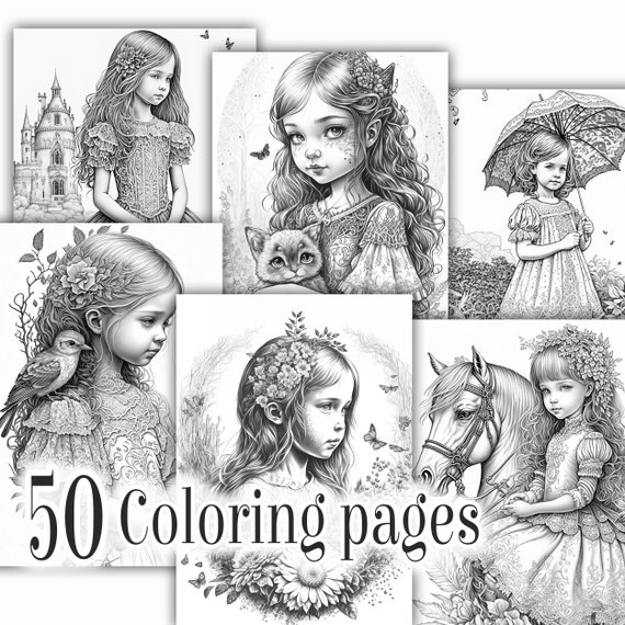 Coloring Pages For Girls Princess