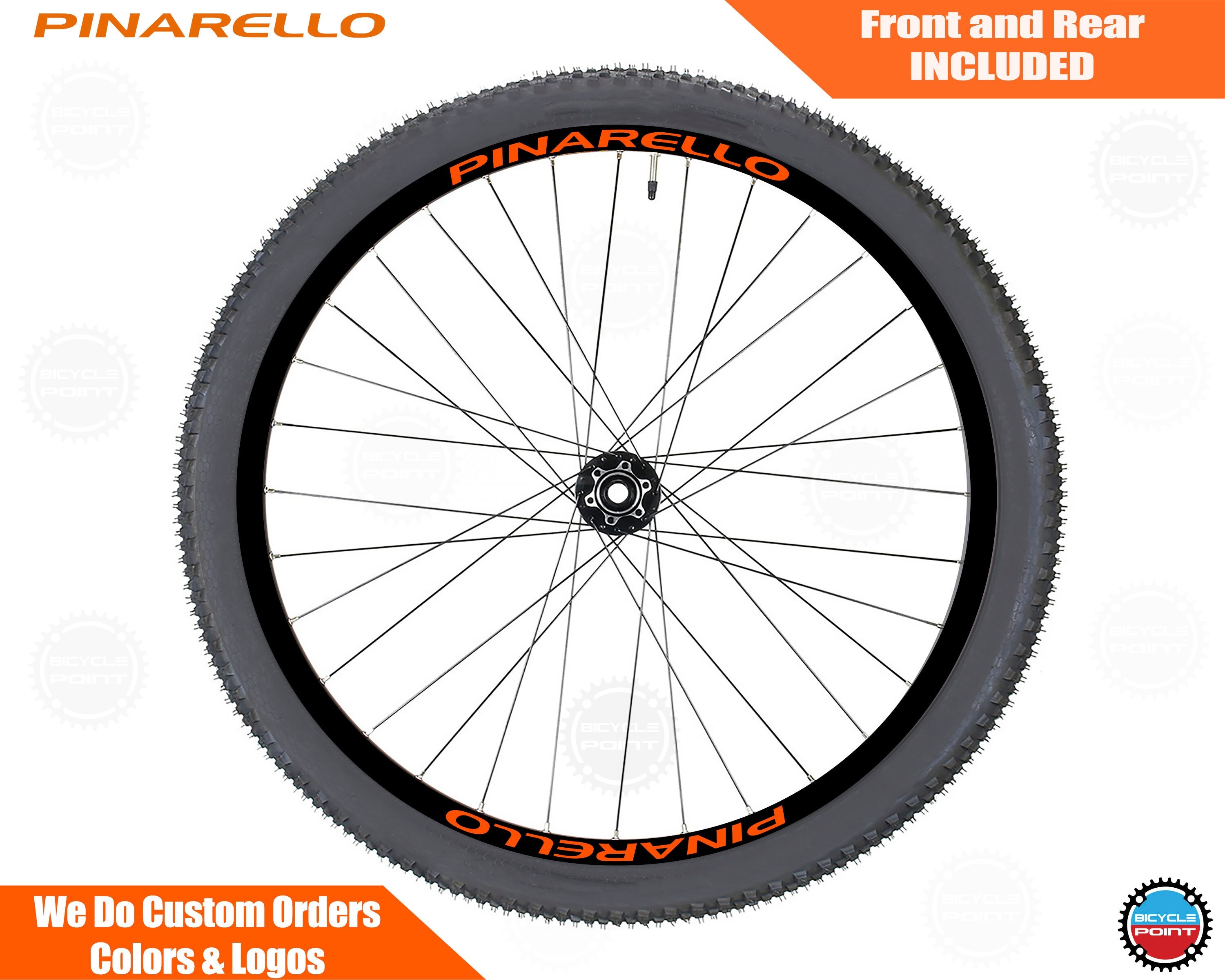 PINARELLO Decals Set, Sticker Pack for Two Wheels Fluorescent Neon ...