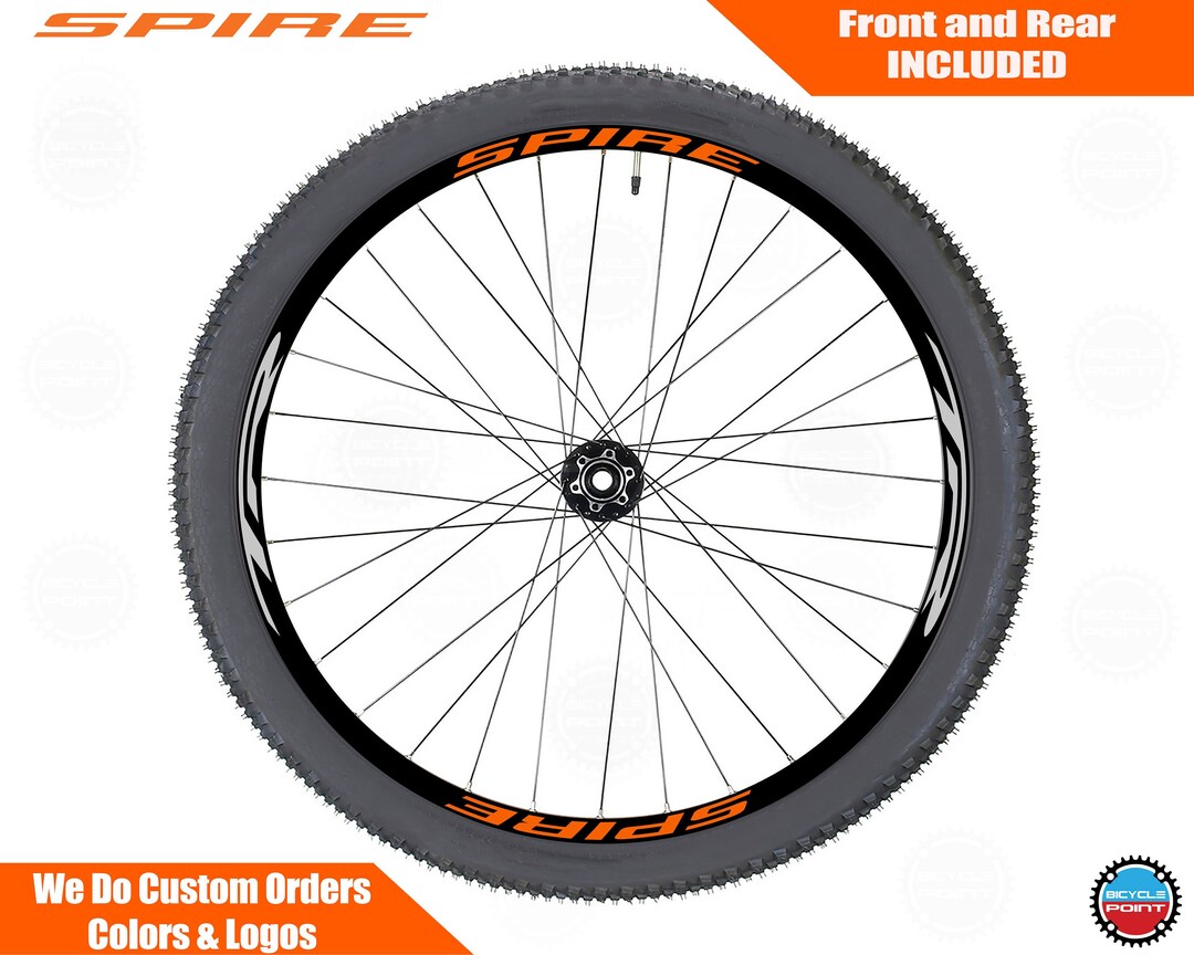 TRANSITION SPIRE Bicycle Rim Decals Set, Sticker Pack for Two Wheels ...