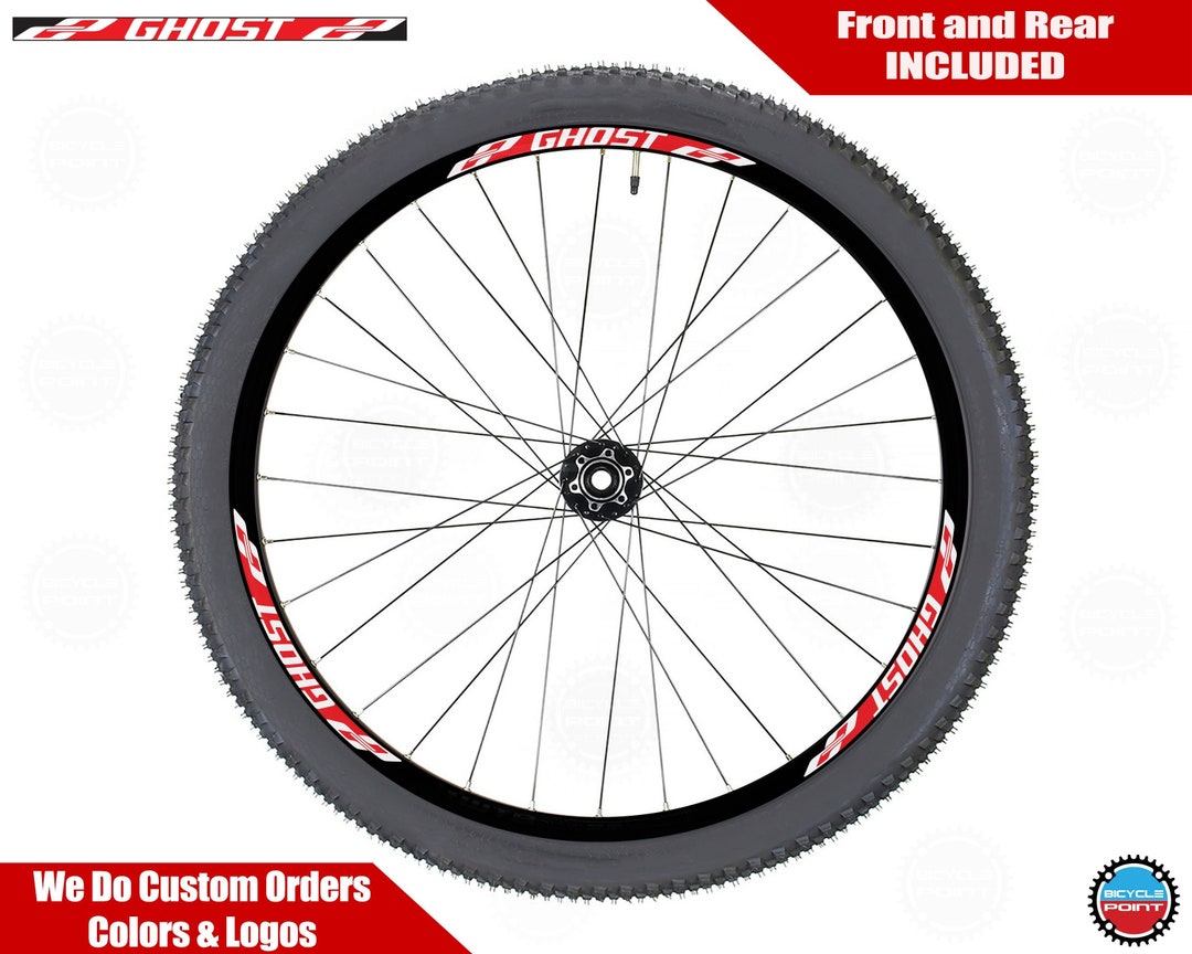 GHOST Rim Decals Set, Sticker Pack for Two Wheels Fluorescent Neon ...