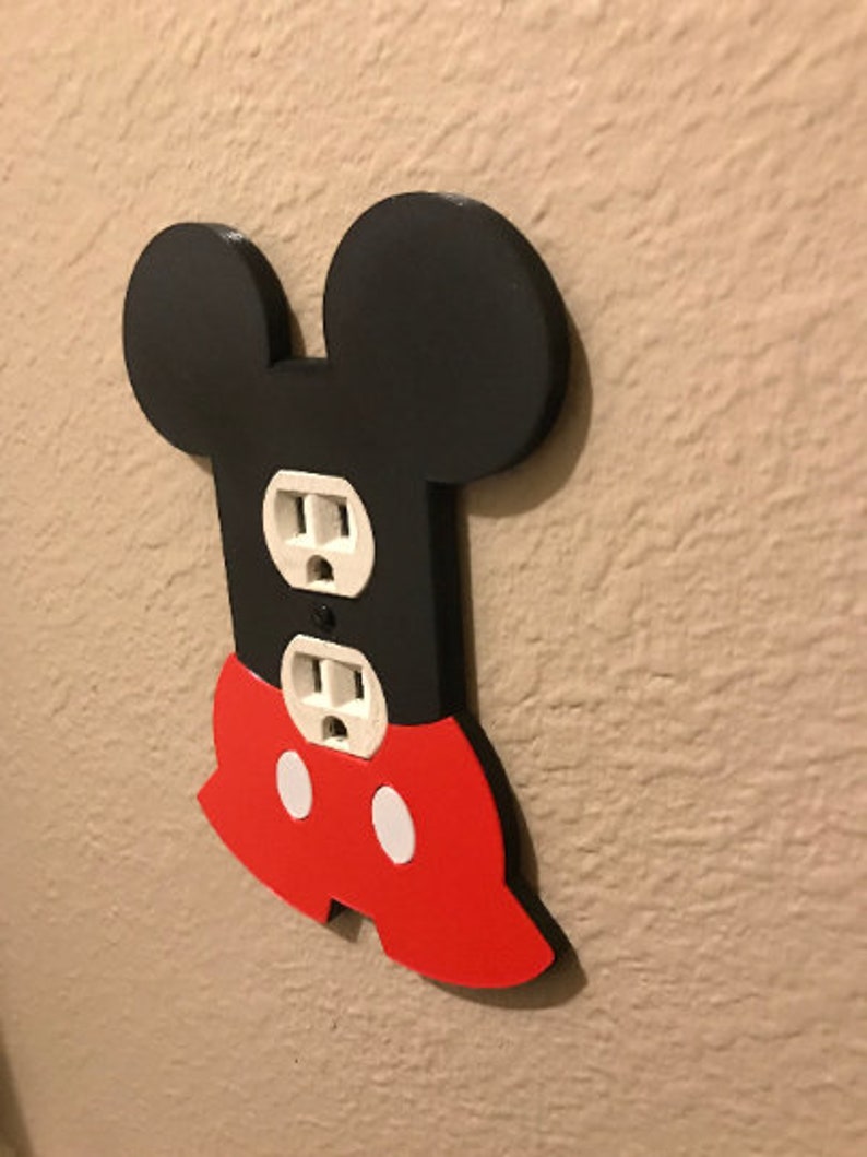 Mickey Mouse Light Switch Cover | Disney Retro Mickey Mouse Wall Plate ...
