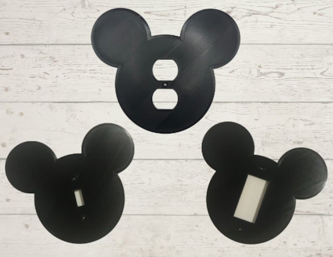 Mickey Mouse Head Light Switch Cover | Disney Mickey Mouse Electrical ...