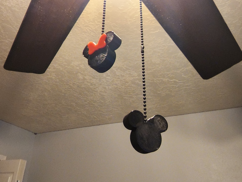 Mickey Mouse Ceiling Fan Pull Disney Bedroom Disney Home - Etsy